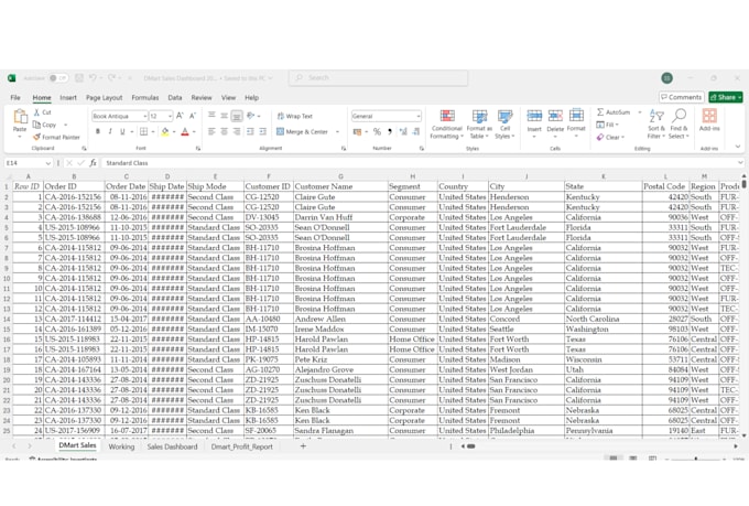 Clean, format, and visualize excel or google sheets data by Saniya_excel041 | Fiverr